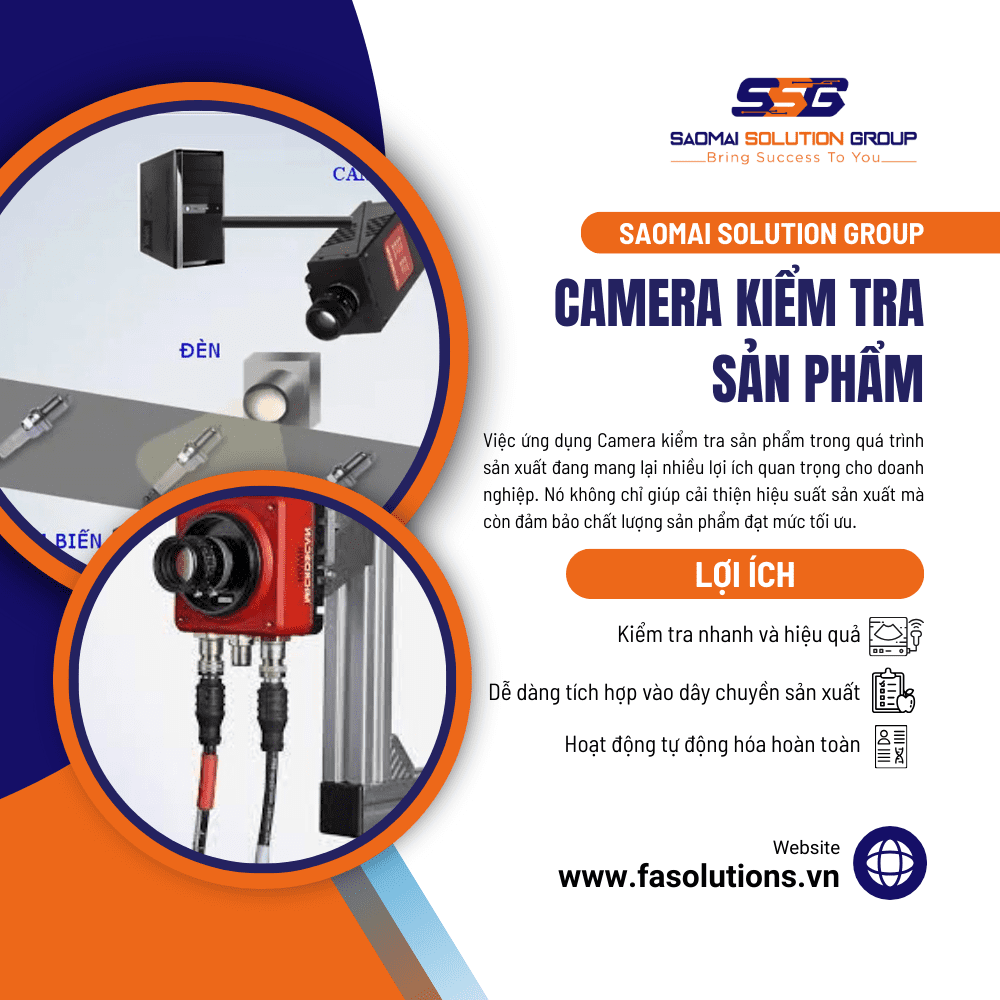 Camera kiểm tra sản phẩm cần thiết cho dây chuyền sản xuất – saomaisoft